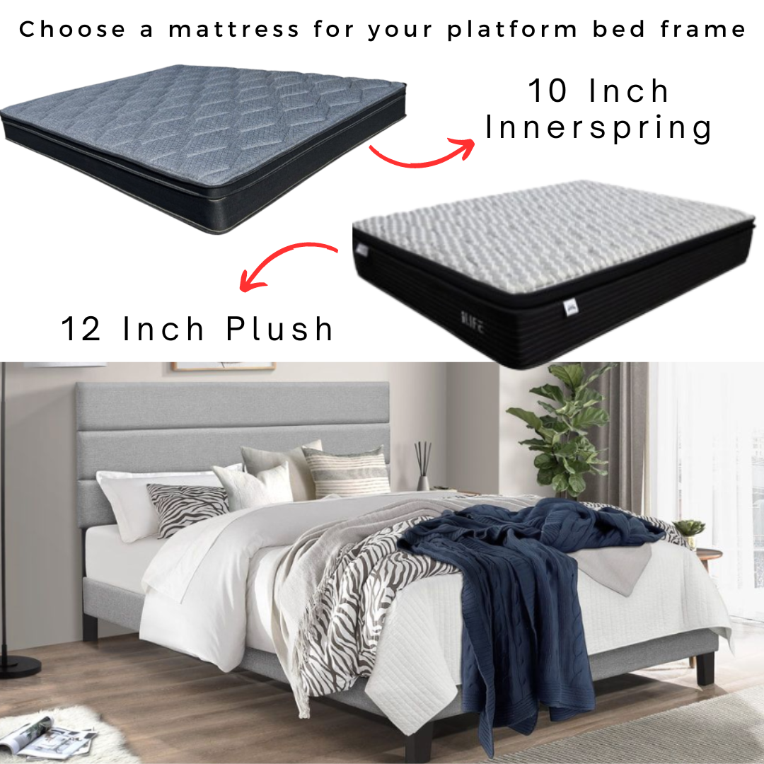 CYPRESS BED & MATTRESS COMBO - | ON DEMAND FURNITURE & MATTRESS – On ...