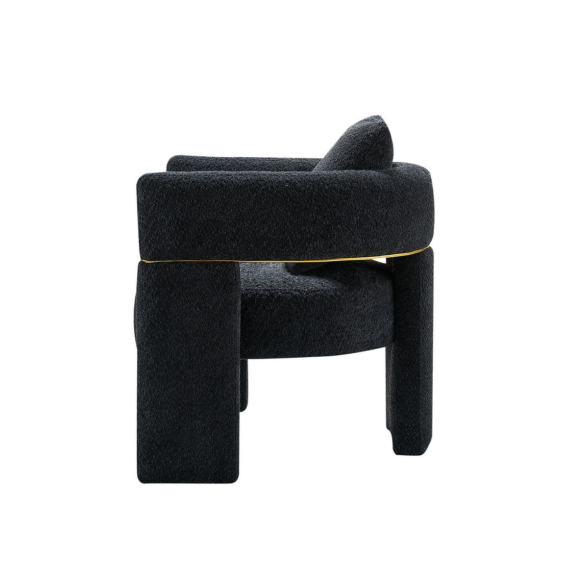 30.51" Wide Boucle Upholstered Accent Chair – On Demand Furniture