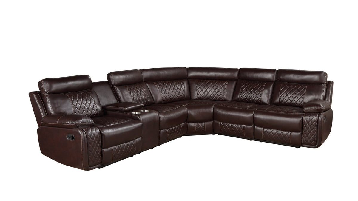 TEXAS STAR BROWN RECLINING SECTIONAL BY NEW ERA AVAILABLE IN HOUSTON ...